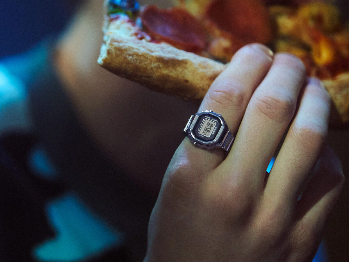 Casio Miniaturises A 5000 Series Watch To Be Worn As A Ring