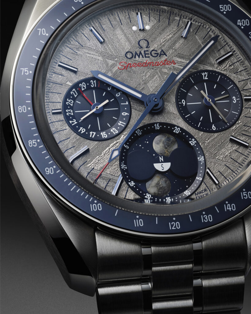 Meteorite-dialled Omega Speedmasters Show Both Sides Of The Moon
