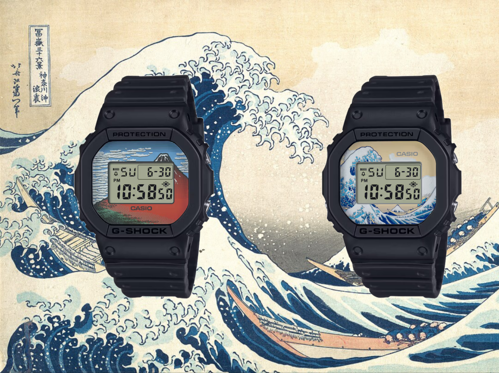 G-Shock Launches Two New Hokusai-inspired Watches
