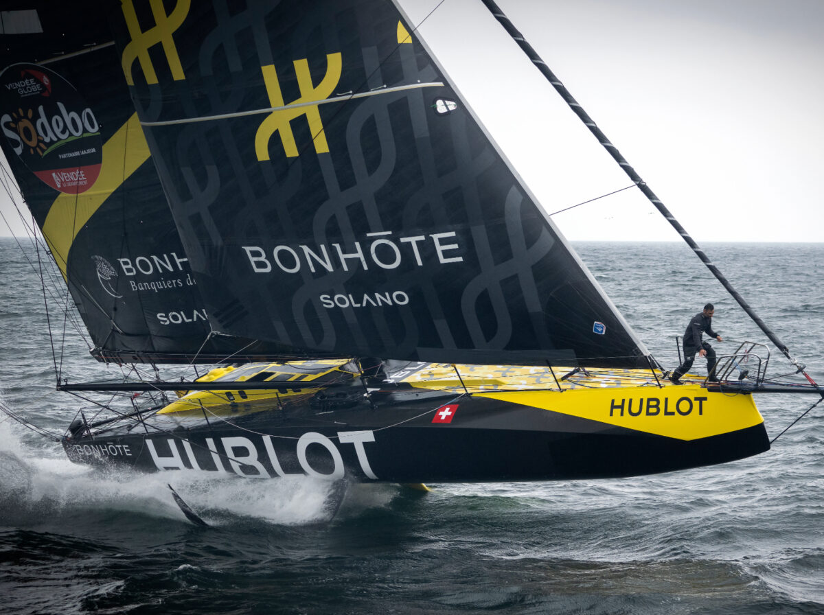 Hublot Ambassador Alan Roura Achieves Third Vendée Globe