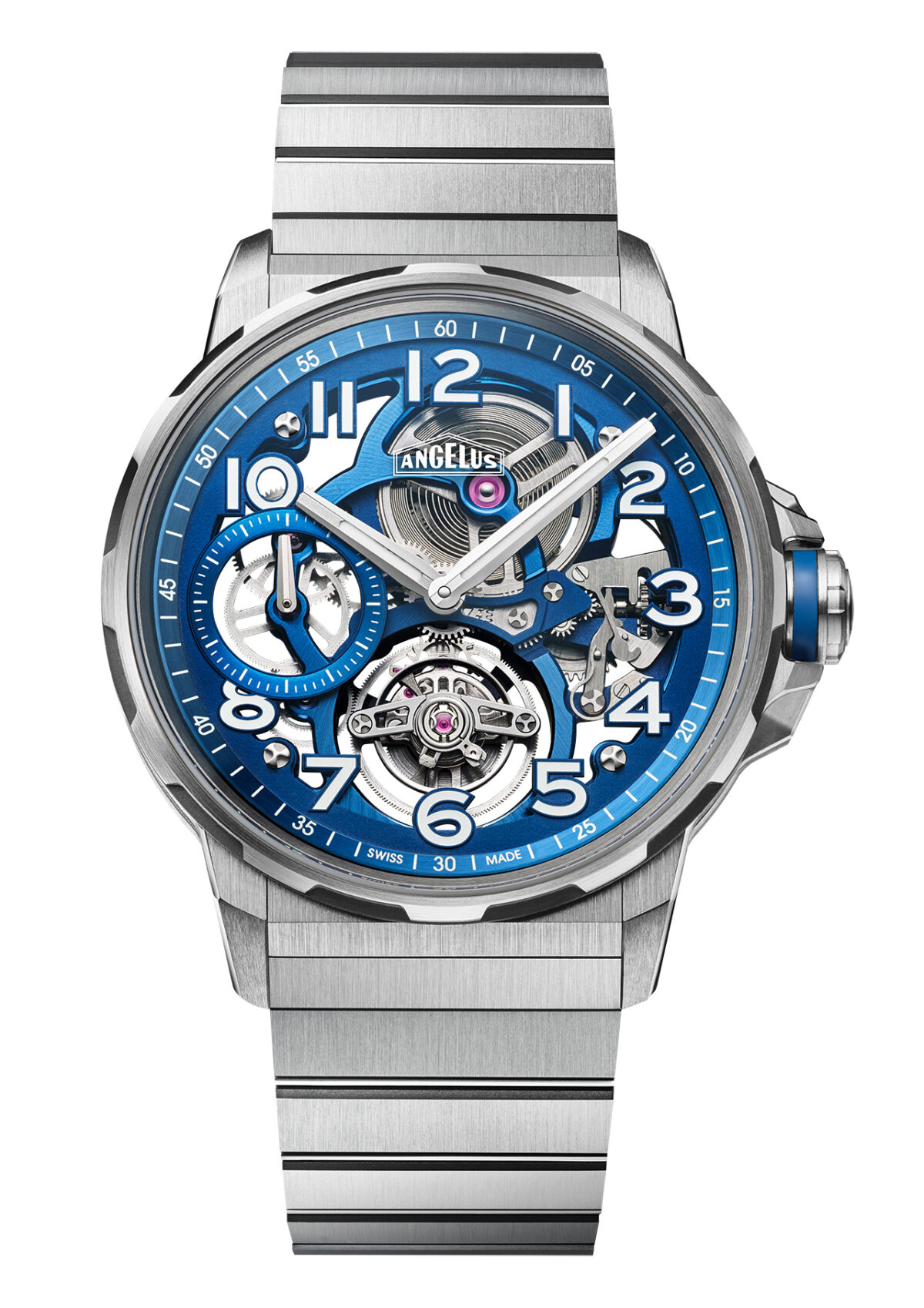 Angelus Works With Titanium And Carbon In Open-worked Flying Tourbillon ...