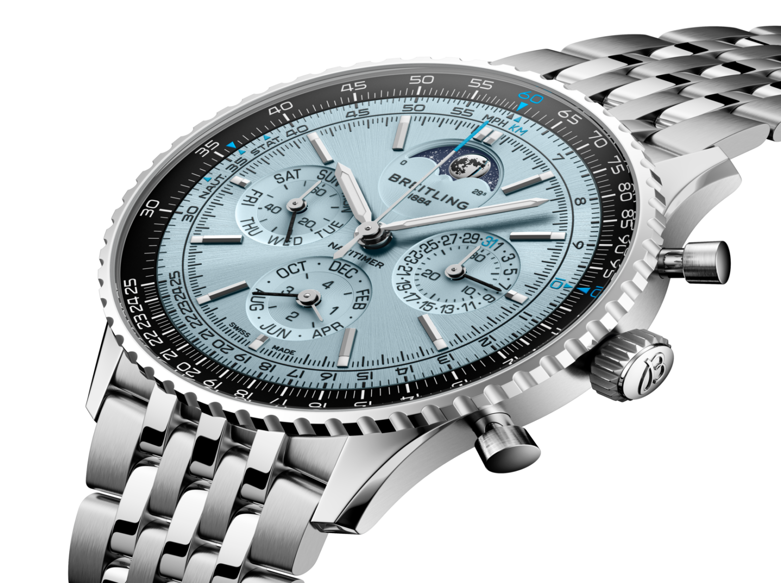 Breitling Gives The Navitimer B19 Icy Treatment