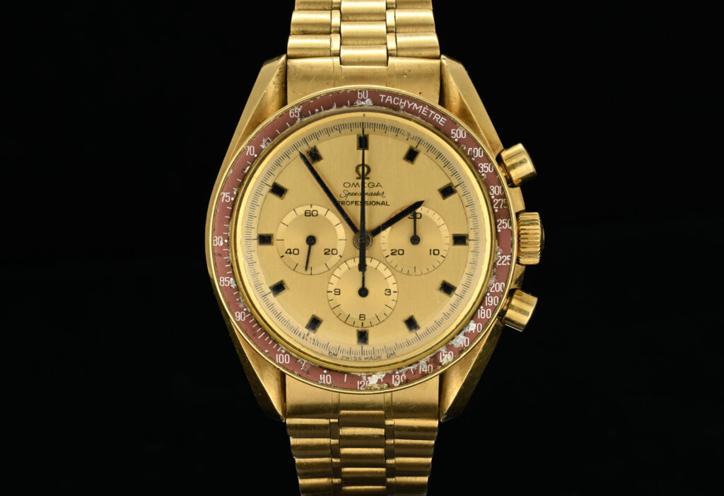 Neil Armstrong's Golden Omega Speedmaster Moonwatch Appears At Auction ...