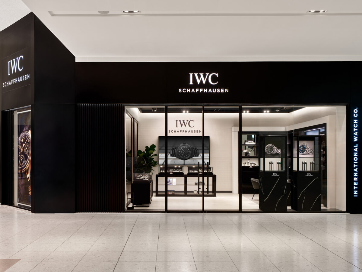 Monochrome Minimalism At IWC’s Latest Shopping Centre Store Opening
