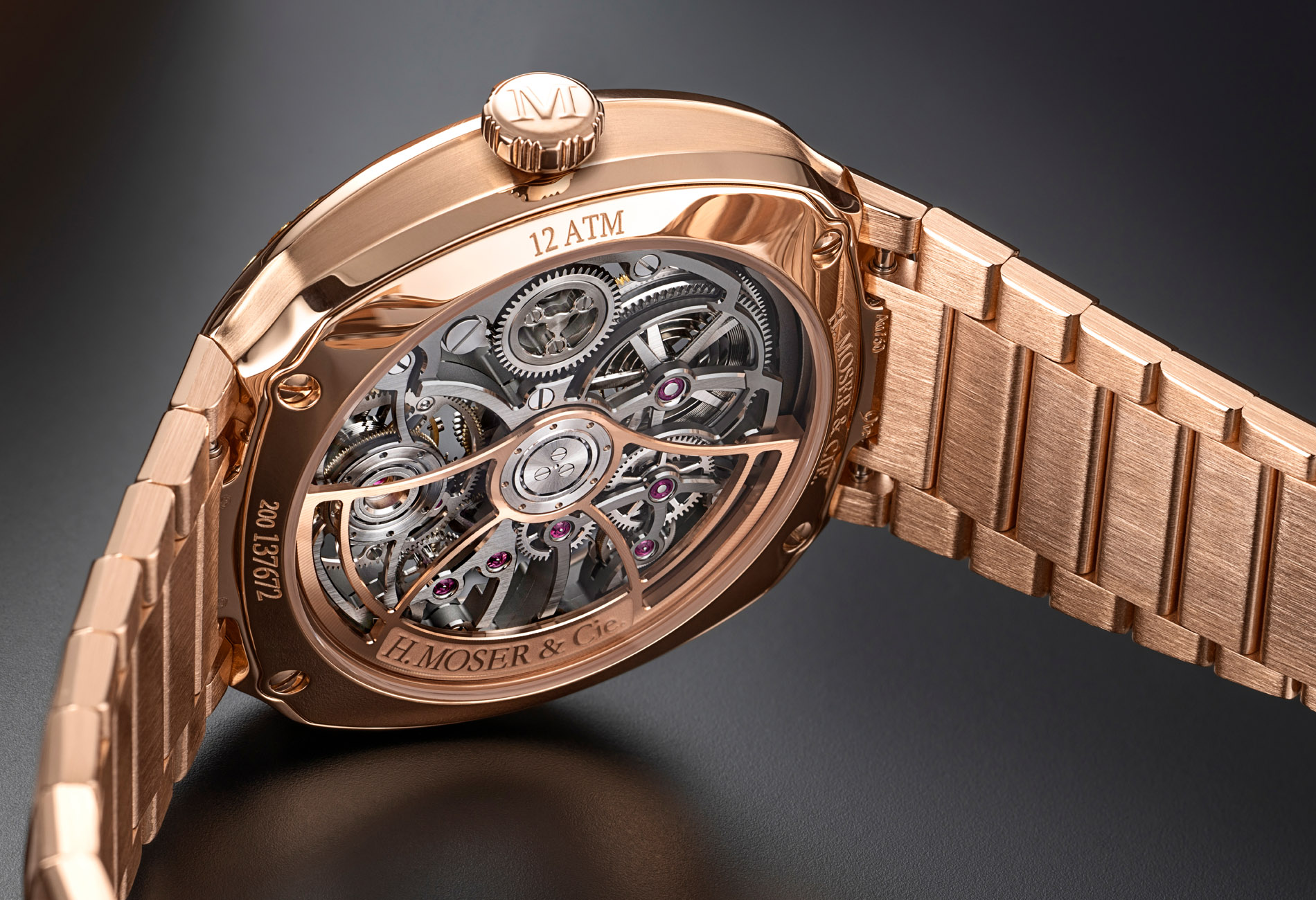 H. Moser makes rose gold rival to Rolex’s Rainbow Daytona - WATCHPRO USA
