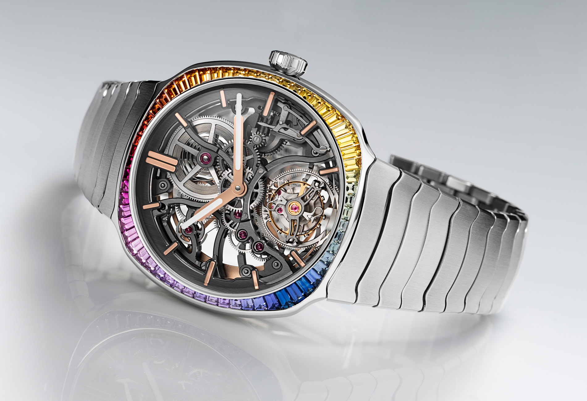 H. Moser makes rose gold rival to Rolex’s Rainbow Daytona - WATCHPRO USA