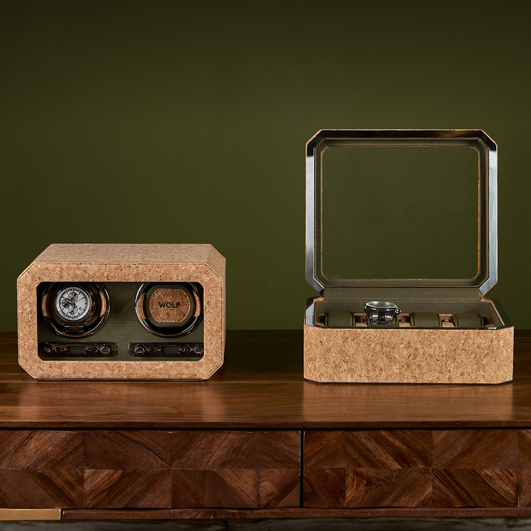 WOLF Expands Its Cork-based Sustainable Watch Winder And Accessories ...