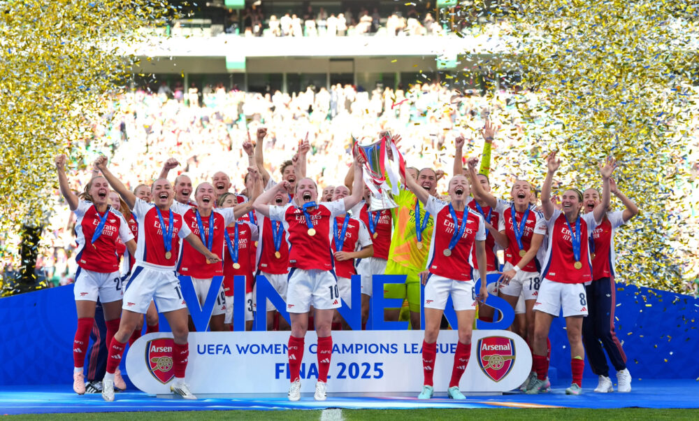 Arsenal Women Win UEFA Champions League On Hublot Time