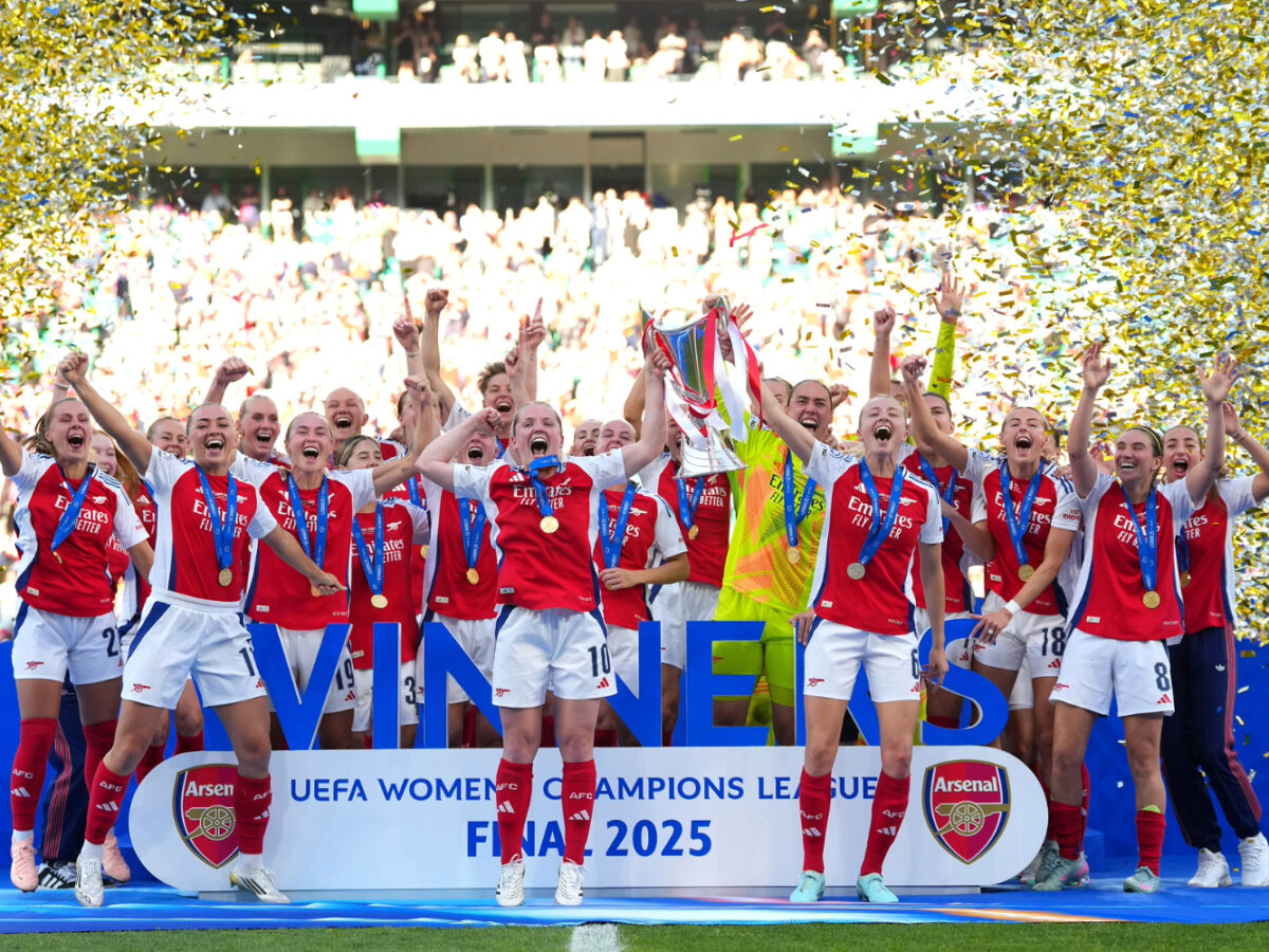 Arsenal Women Win UEFA Champions League On Hublot Time