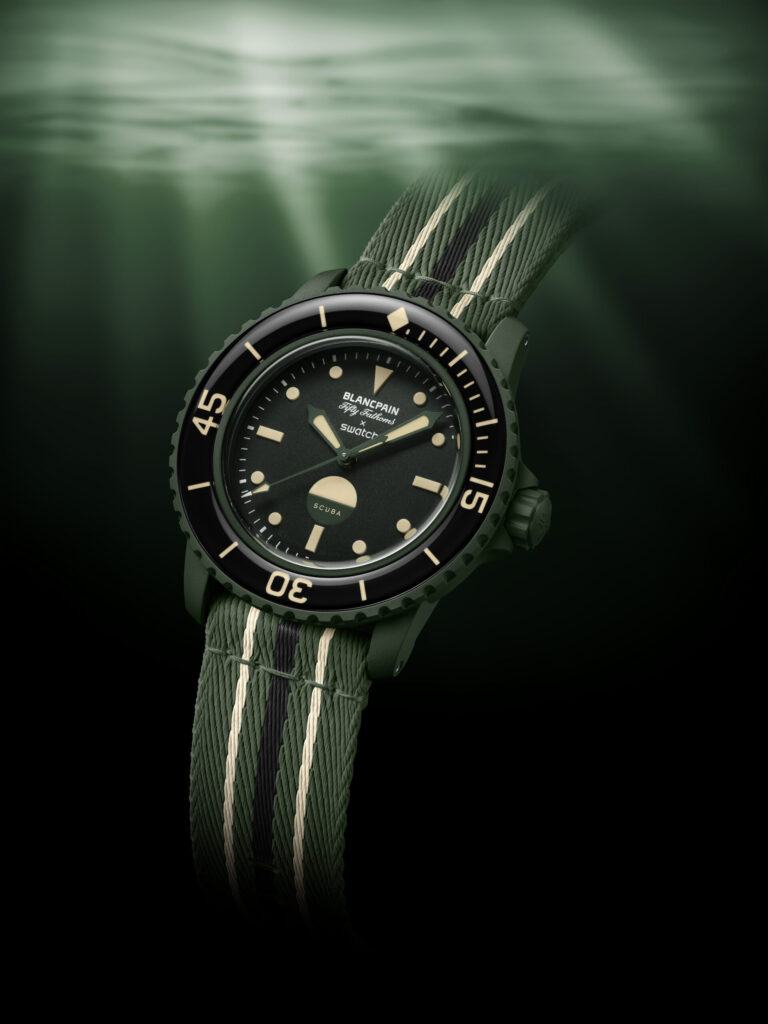 Swatch Adds MIL-SPEC-style Moisture Detector To New Camo Blancpain X ...