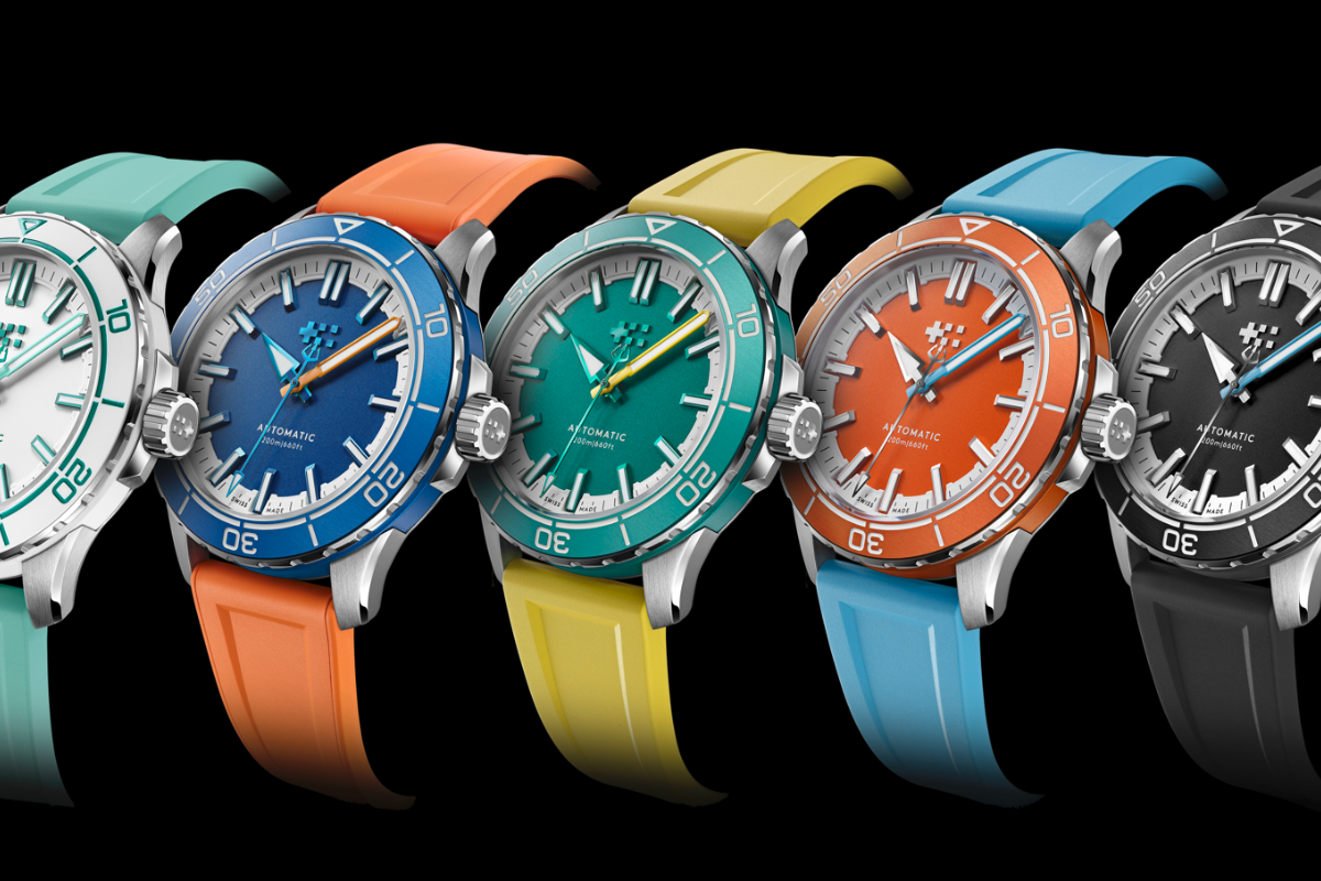 Christopher Ward Dives Into Colour With New C60 Trident Reef