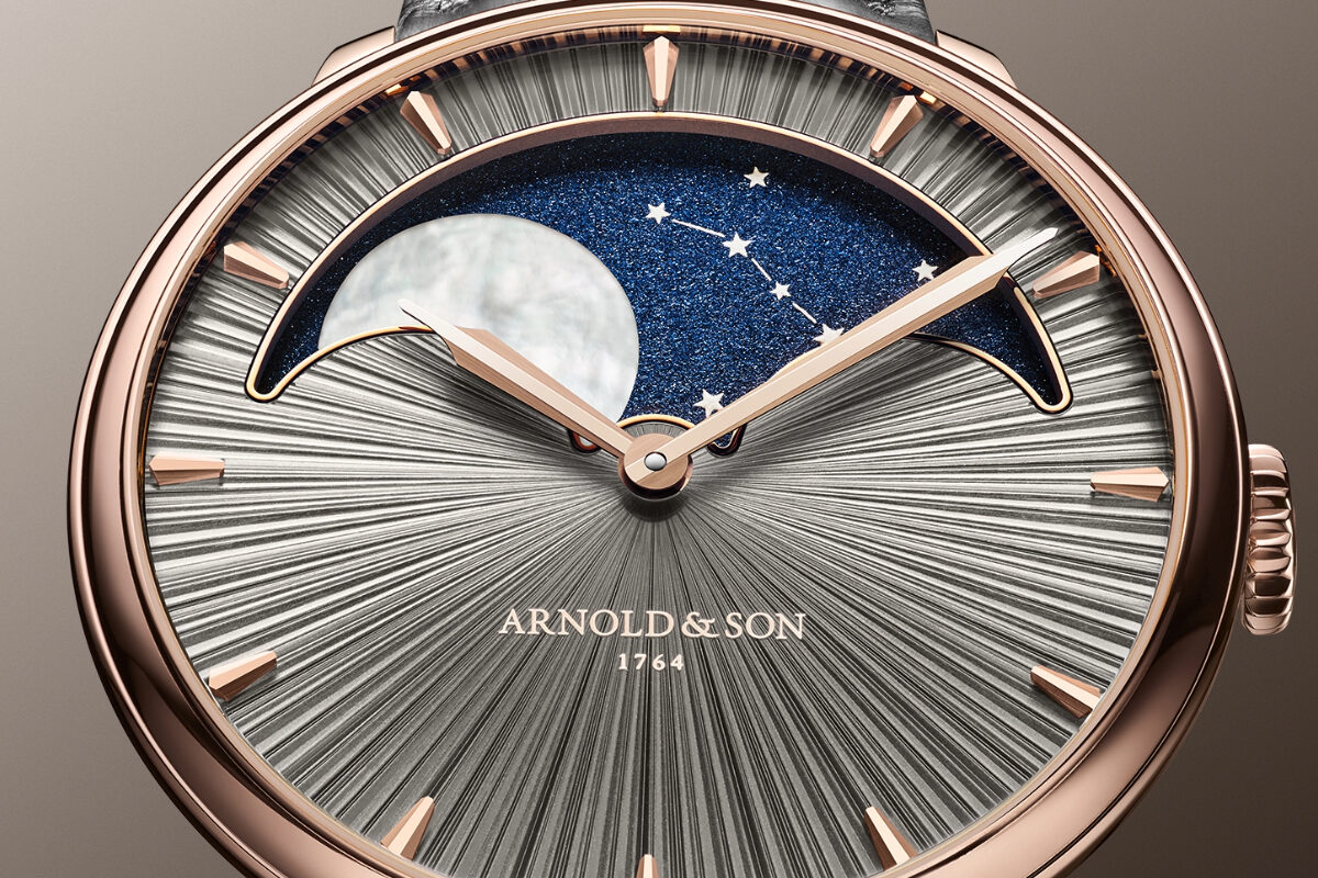 Arnold & Son Perpetual Moon Cliff Grey Cornwall Tribute