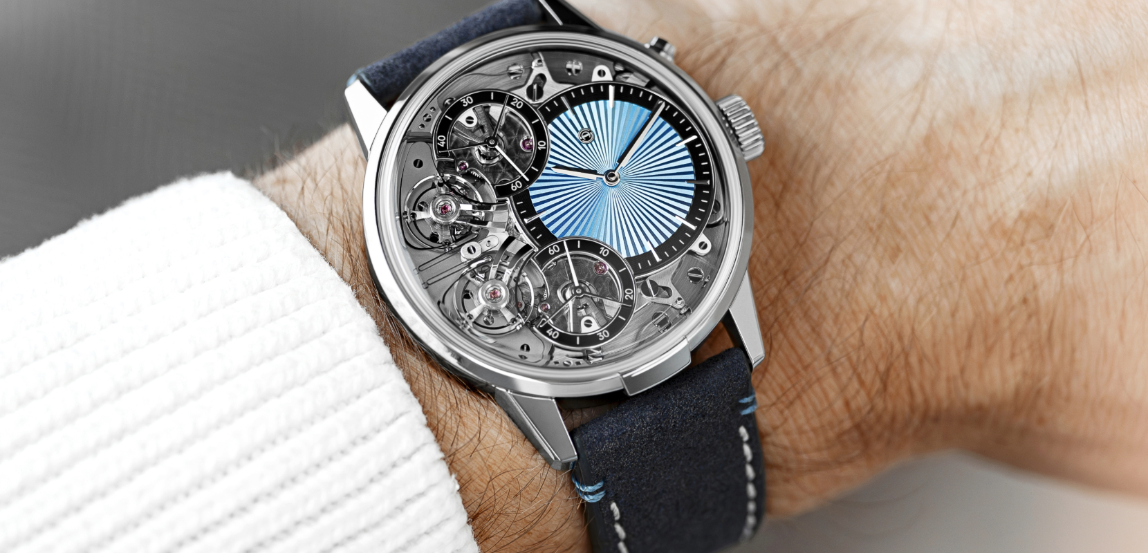 Armin Strom Launch Mirrored Force Resonance Ice Blue