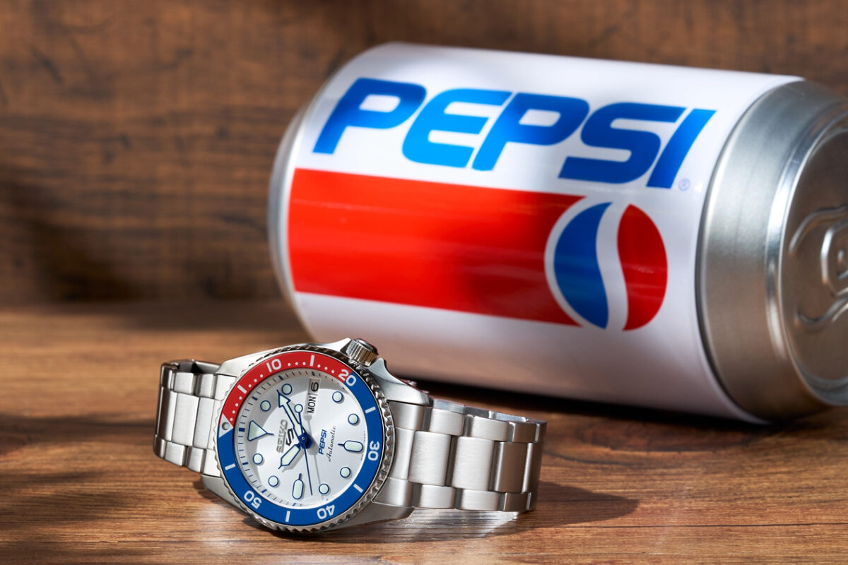 Seiko 5 Sports X Pepsi Is First Official Collaboration