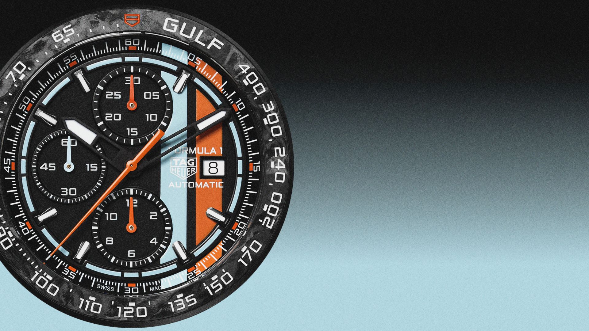 TAG Heuer And Gulf Launch Fourth Collaborative Chronograph